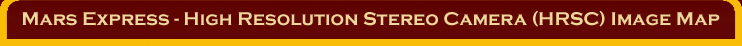 Map of Mars Express HRSC/SRC Images